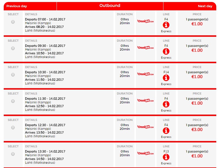 Onnibus tickets in Finland just €1! - TravelFree