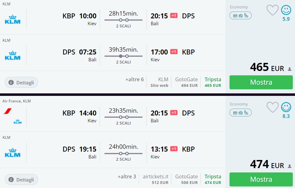 Cheap flights from Kyiv to BALI for €454! - TravelFree