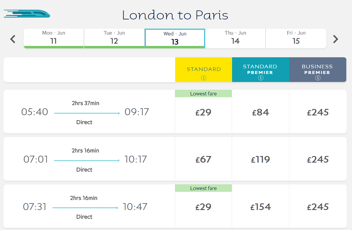Eurostar Flash SALE: Train tickets for £29 /€39 each-way! - TravelFree