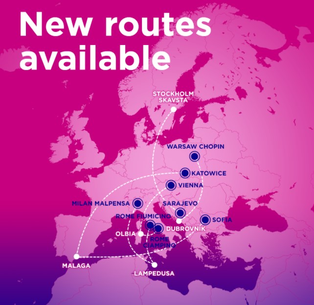 Wizz Air launches 8 new routes across Europe - TravelFree