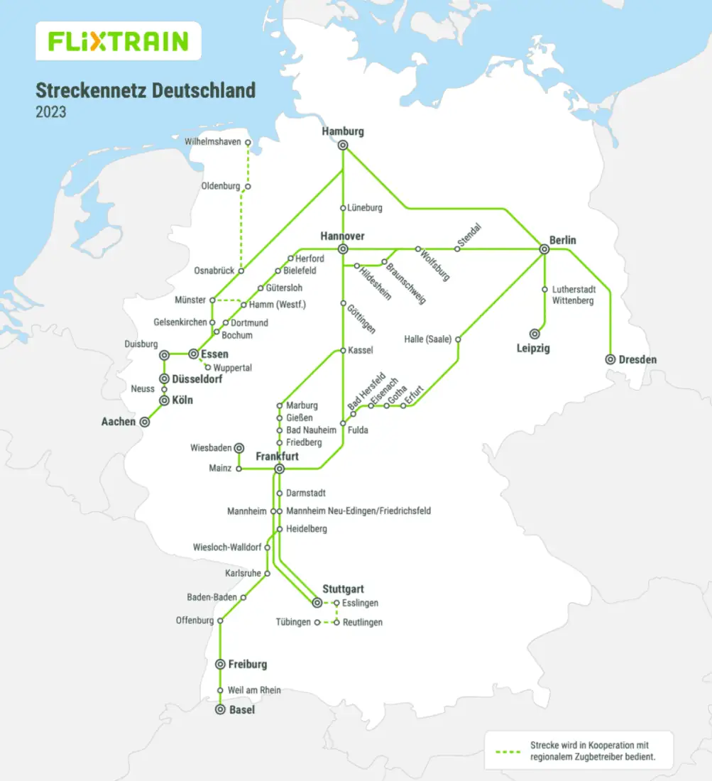 FLIXTRAIN PROMO CODE: train tickets in Germany from €2.99 each way ...